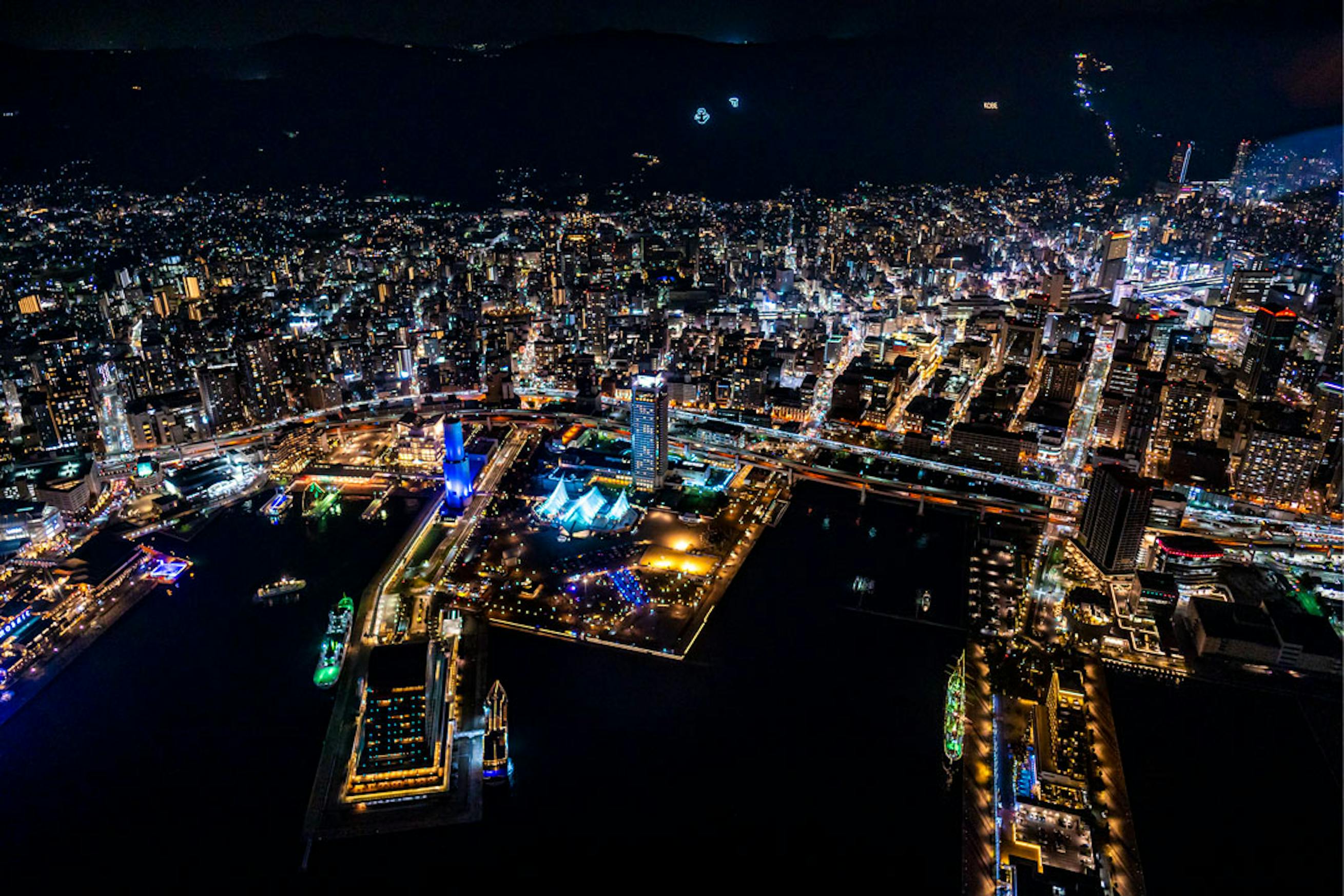 金&土曜限定 大阪ナイトヘリ遊覧 | AIROS Skyview